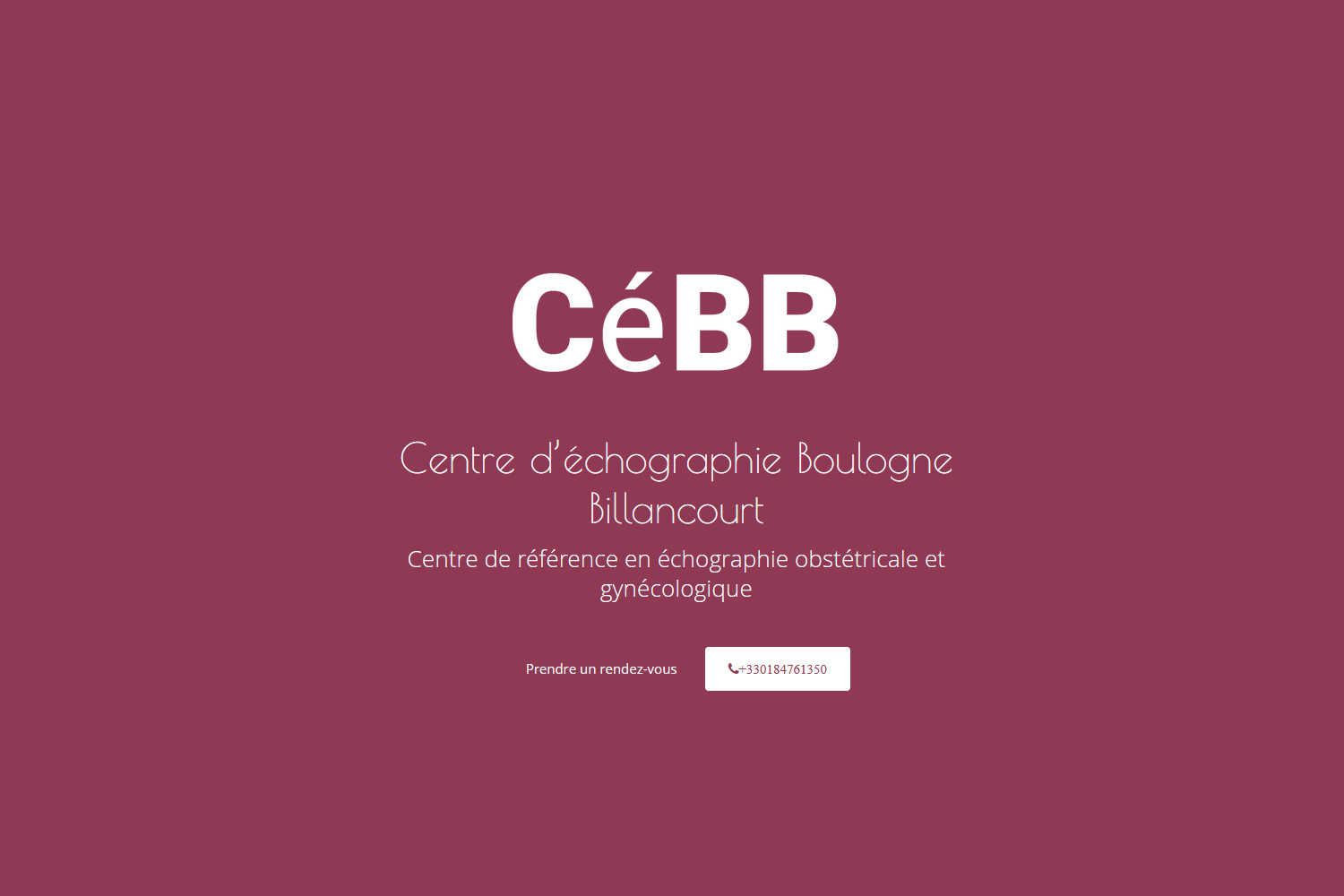CéBB | Centre d’échographie Boulogne Billancourt